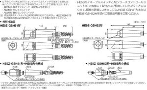 イネーブルスイッチ 危険回避のための3ポジション動作[HE5B形] | 竹中電業株式会社